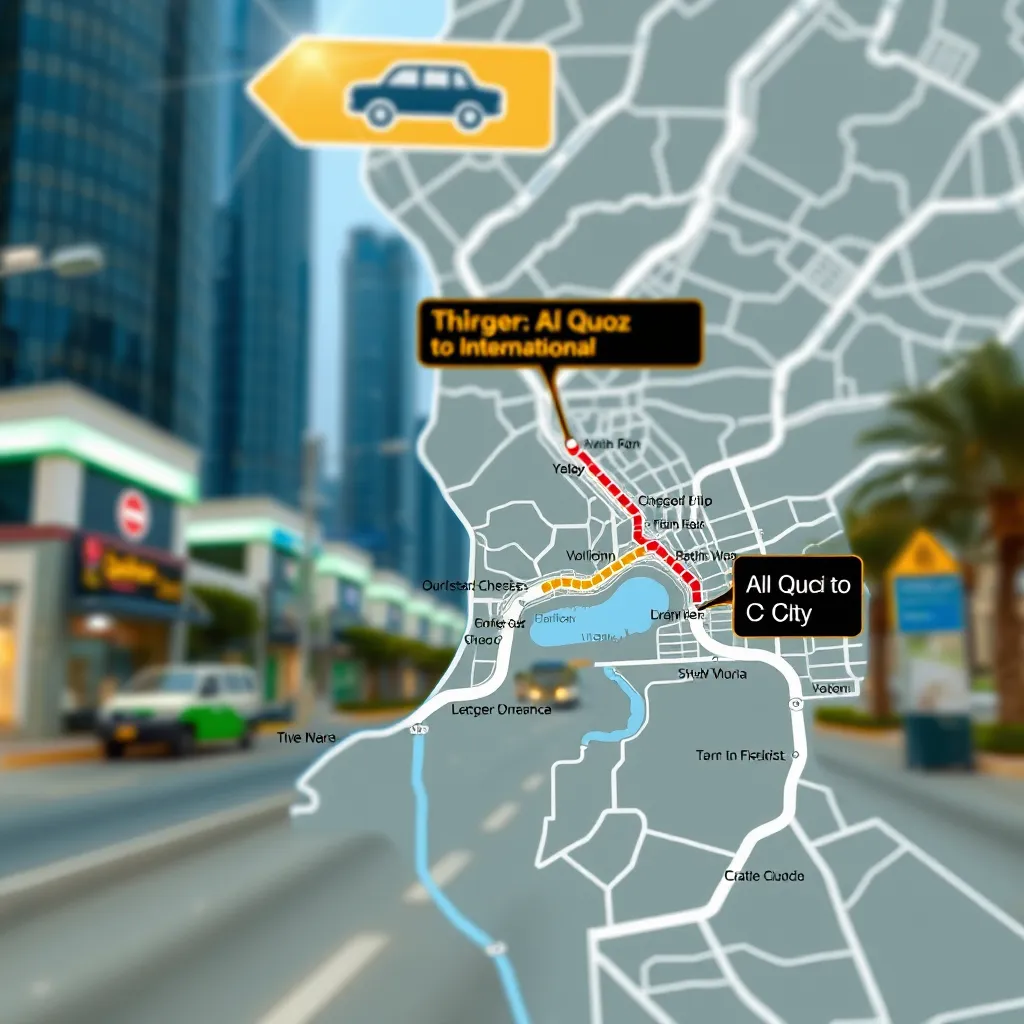 Exploring the Al Quoz to International City Bus Route