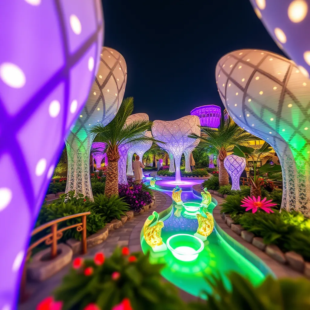 Exploring The Glow Garden in Dubai: Art and Nature Unite
